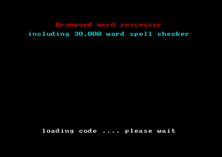 Brunword Word Processor (19xx)(Brunning software) - ROMs Amstrad CPC ...